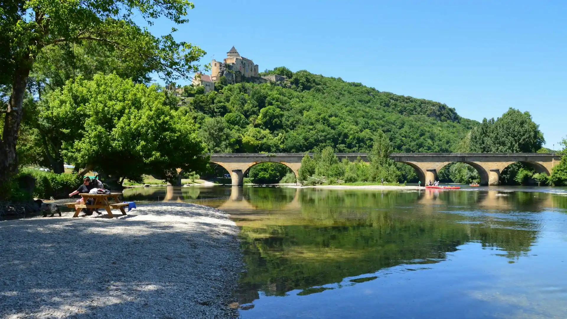Location canoë kayak Groléjac Beynac - Parcours Dordogne